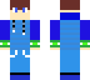 youtuber blue | Minecraft Skin