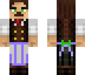 Barman green eyes | Minecraft Skin