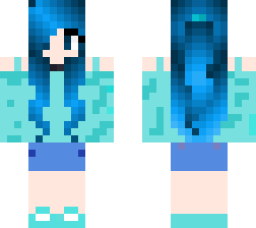 blue girl | Minecraft Skin