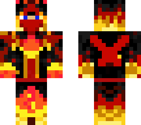 Fire ninja | Minecraft Skin
