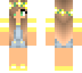 girl skin yellow color by lakanaup77 | Minecraft Skin