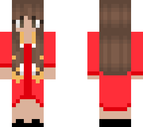 Graduation cap and gown girl | Minecraft Skin
