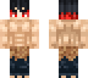 Inosuke red | Minecraft Skin