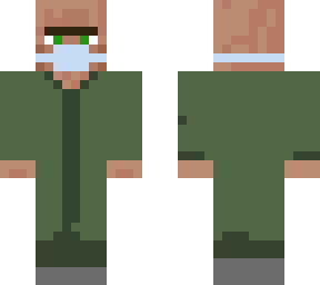 Minecraft Villager with mask | Minecraft Skin
