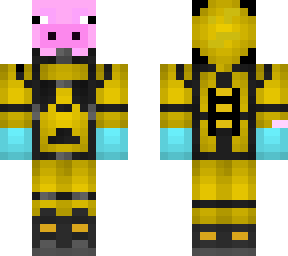 Radiation pig | Minecraft Skin