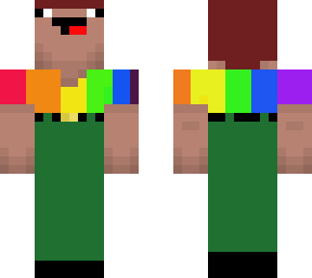 Rainbow Derpy Steve | Minecraft Skin