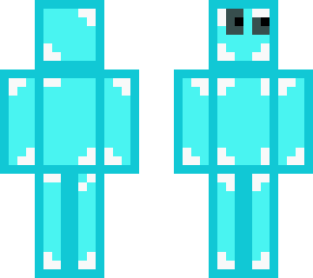 backwords board diamond block during quarantine | Minecraft Skin