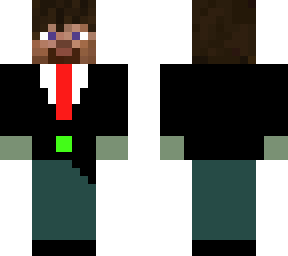BUSINESS Mullet steve | Minecraft Skin