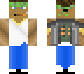 cj remastered | Minecraft Skin