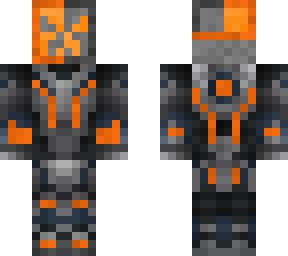 orange creeper suit | Minecraft Skin