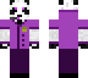 Panda morado | Minecraft Skin