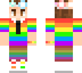 rainbow lad | Minecraft Skin