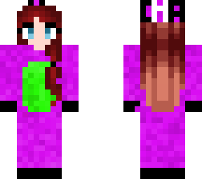 Red hair Barney Onesie | Minecraft Skin