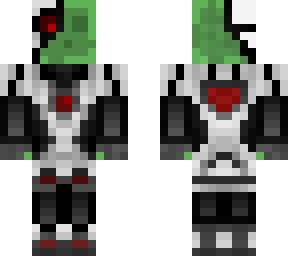 Slime Cyborg - Purple, Gray | Minecraft Skin