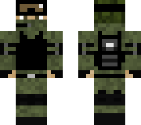 updated epic camo fighter | Minecraft Skin