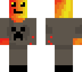 Fire Slime | Minecraft Skin