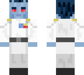 Grand Admiral Thrawn | Minecraft Skin