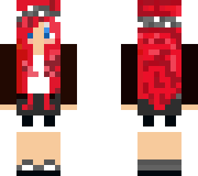 pelirroja con diadema | Minecraft Skin