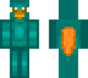perry the platypus | Minecraft Skin