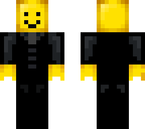 lego man black suite | Minecraft Skins
