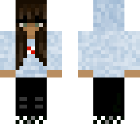 Cute Girl with Vans outfit | Minecraft Skin