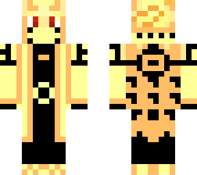 NARUTO KURAMA MODE | Minecraft Skin