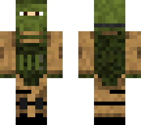 SPETSNAZ Gorka Suit (with flag) | Minecraft Skin