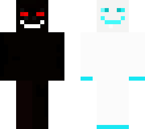 white entity/black entity | Minecraft Skin
