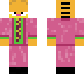 Yoshikage Garfield with full suit | Minecraft Skin