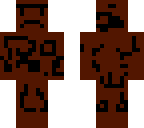 big brown guy with face | Minecraft Skin