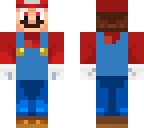 evil Mario | Minecraft Skin