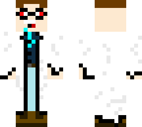 evil noob scientist | Minecraft Skin