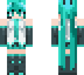 Hatsune miku | Minecraft Skin