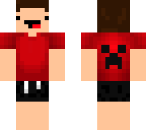 Red shirt guy | Minecraft Skin