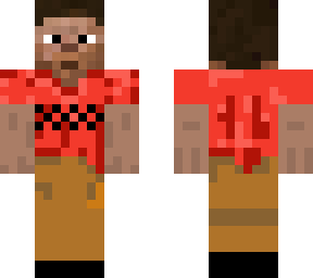 Red steve Skin | Minecraft Skin