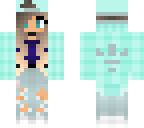 (edit) cute backwards cap girl | Minecraft Skin