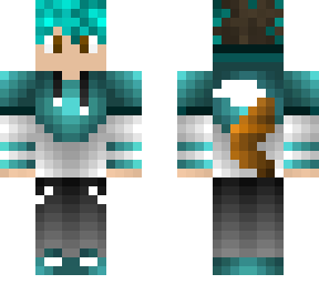 Blue Wolf Boy | Minecraft Skins