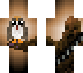 Chewie and the Porg | Minecraft Skin