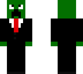 Derpy Creeper in a Suit | Minecraft Skin