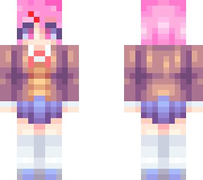 doki doki natsuki | Minecraft Skins