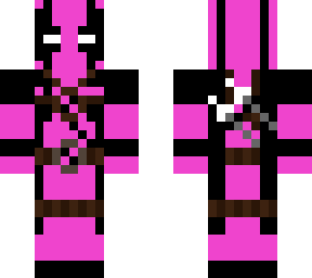 pink Deadpool | Minecraft Skin