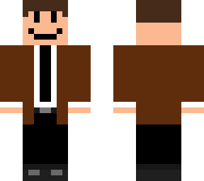 SCP Foundation Dr. Smile Open Coat | Minecraft Skin