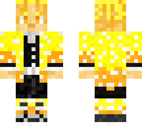 zenitsu agatsuma | Minecraft Skin