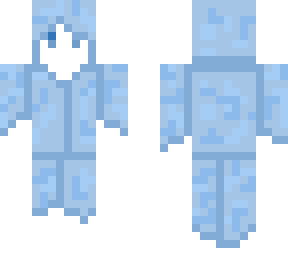 baby blue ghost (kinda cute) | Minecraft Skin