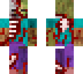 Bloody Zombie V2 | Minecraft Skin