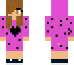 cute oversized hoodie girl | Minecraft Skin