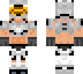 Master Chief White, Muscle | Minecraft Skin