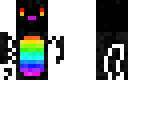 Rainbow cat | Minecraft Skin