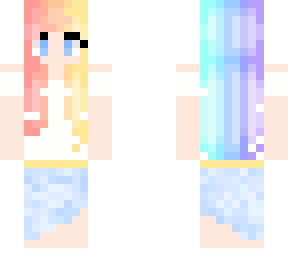 Rainbow Hair | Minecraft Skins
