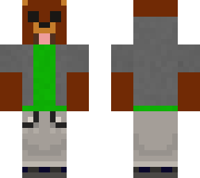 Rubius Virtual Bear | Minecraft Skin